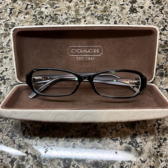 Coach | Accessories | Coach Pilar Prescription Glasses And White Patent ...